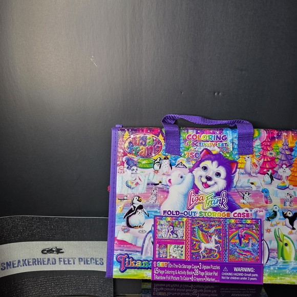 Lisa Frank | Toys | Lisa Frank Foldout Storage Case W Coloring And ...